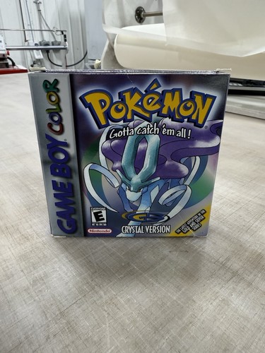Game Boy Color Pokemon Crystal Version BOX And MANUAL ONLY Excellent ...