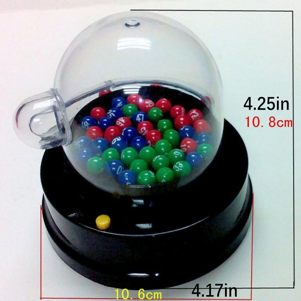 Electric Lucky Number Picking Machine Lottery Bingo Games Shake Lucky ...