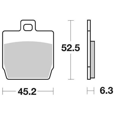 Brake Pads SBS 145 HF Yamaha YQ Aerox R 50 1997 2002 | eBay Australia