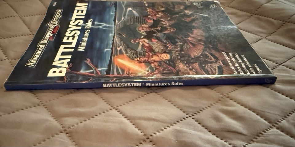 1989 TSR AD&D 2ND ED BATTLESYSTEM MINIATURE RULES 9266 ACCESSORY 1ST PRINT VG+ | eBay