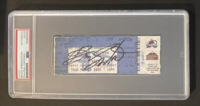 Bruce Springsteen Signed Autograph Slabbed 2000 Concert Ticket Stub PSA ...