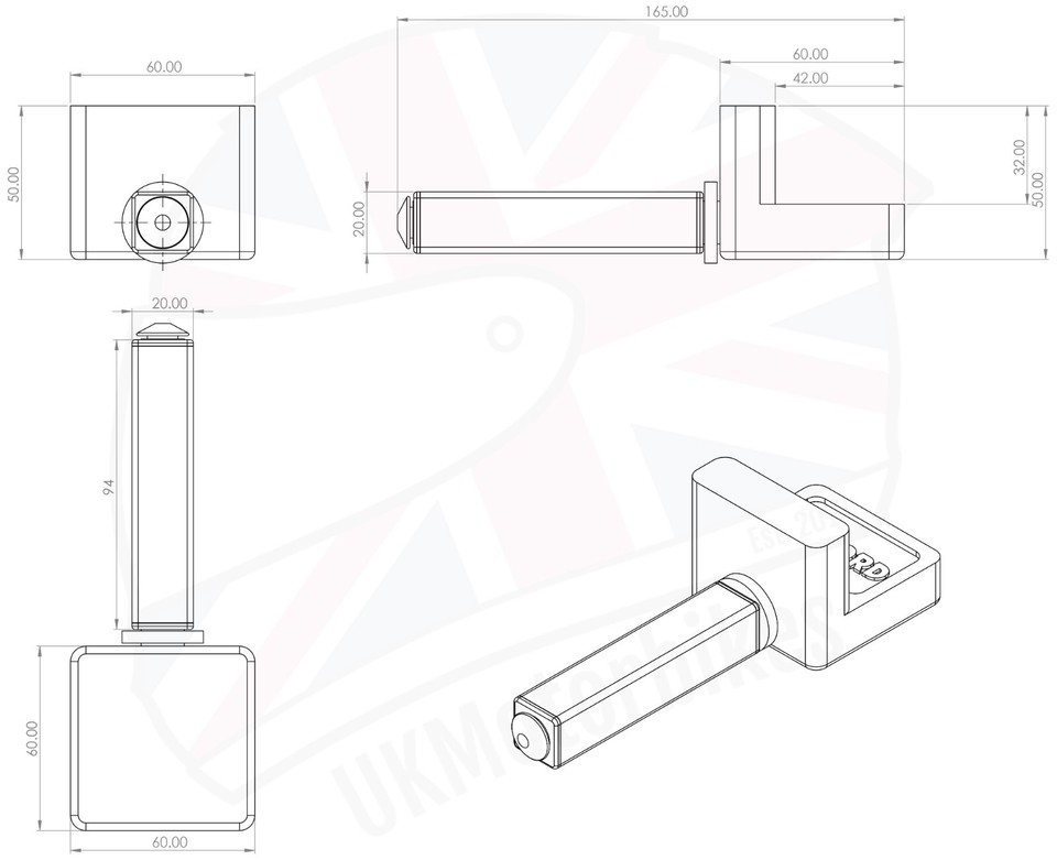 Oxford Rigid Construction Rear Paddock Stand pair Spare L-cups | eBay UK
