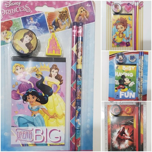 Disney Princess Stationary Set Back to School Supplies 4 Pieces + Pouch ...