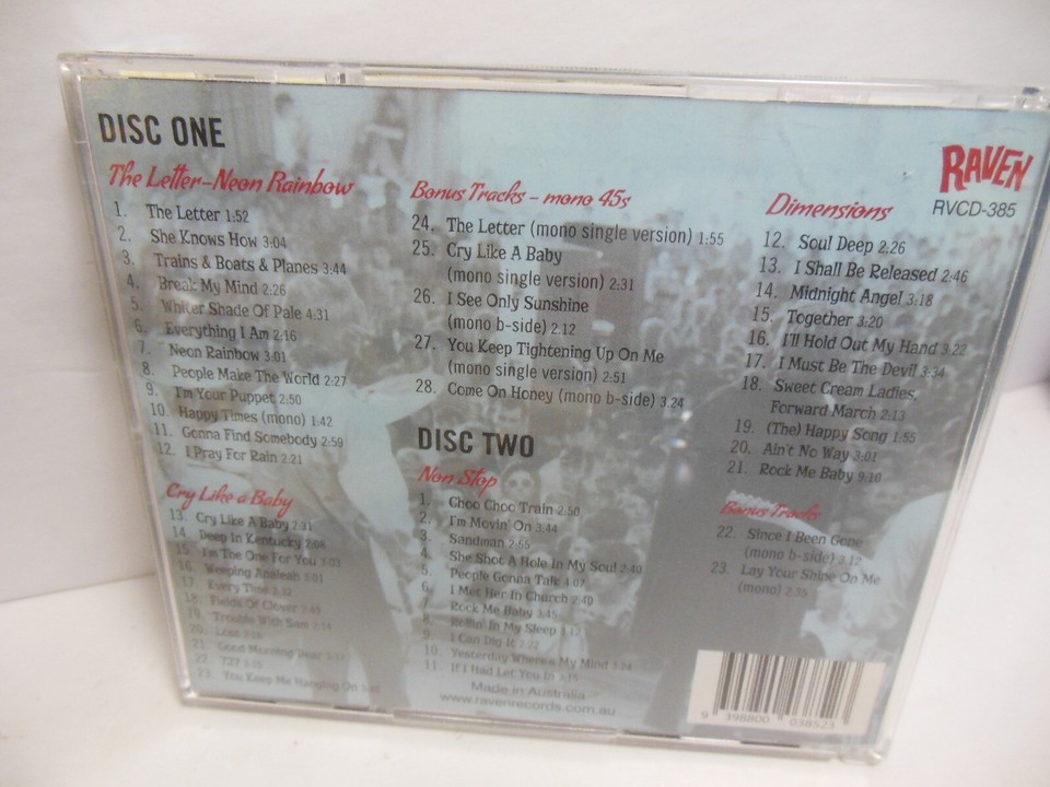 The Box Tops - The Original Albums 1967-1969 Letter Cry Non 2015 2-disc ...