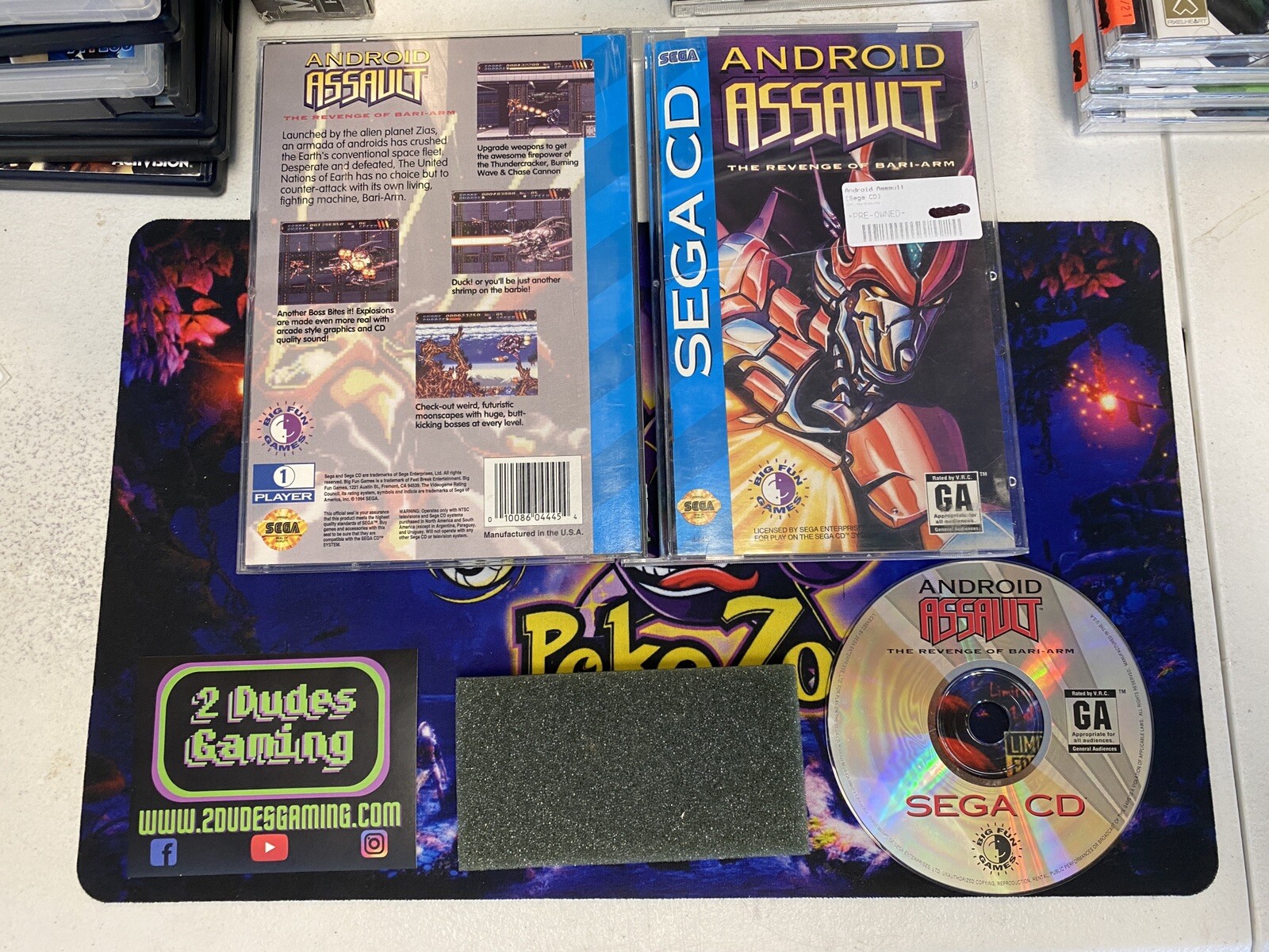 Android Assault: The Revenge of Bari-Arm SEGA Mega-CD - Prix - Photo ...