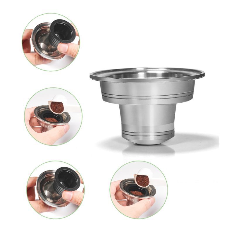 Stainless Steel Coffee Capsule Converter For Nespresso Vertuo Adapter ...