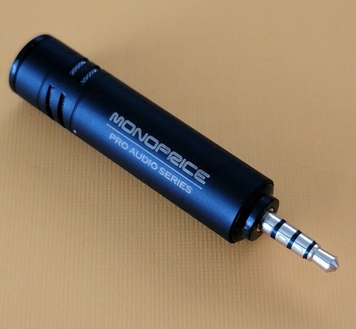 MONOPRICE Mini Microphone for Tablets and Smartphones Pro Audio Series ...
