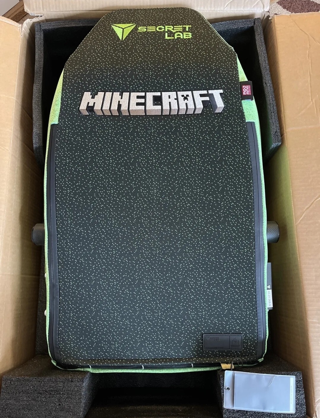 NEW Secretlab TITAN EVO Minecraft SoftWeave Plus Gaming Chair Back ONLY ...