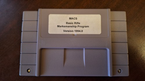 MACS Basic Rifle Marksmanship Version 1994.0 Super Nintendo SNES ...