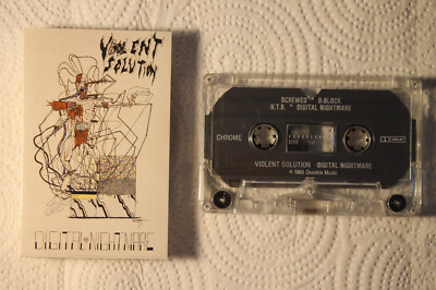 Violent Solution – Digital Nightmare private cassette 1990 DEATH thrash ...