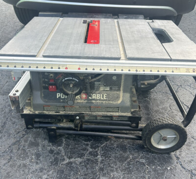 PORTER CABLE TABLE SAW 10" PCB220TS JOB SITE CONTRACTOR SAW | eBay