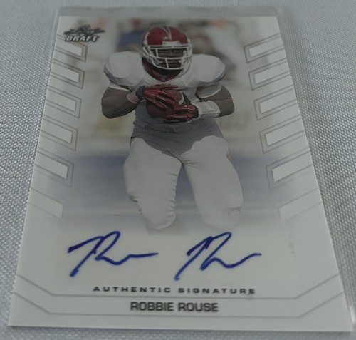 2013 Leaf Draft Football Robbie Rouse Fresno State Bulldogs Autograph # ...