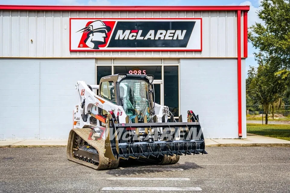 Track Loader Root Rake Attachment Debris Silage Rock for JCB 84" Wide ...