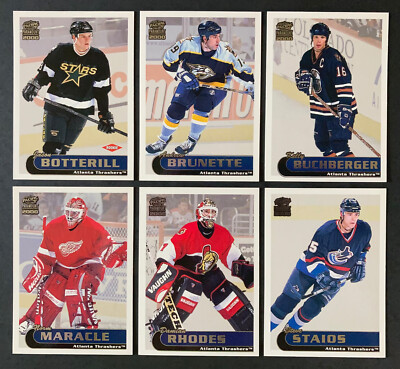 Atlanta Thrashers 1999-00 Pacific Paramount Team Lot (6 Cards) Andrew ...
