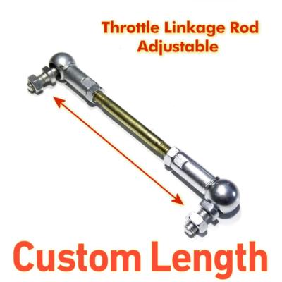 Universal adjustable Throttle Linkage Rod CUSTOM LENGTH ball joint ...
