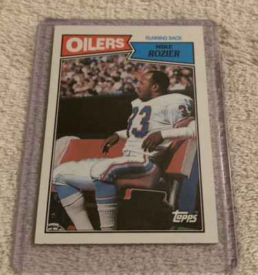 1987 Topps #308 Mike Rozier Houston Oilers | eBay