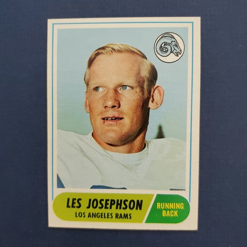 VINTAGE - 1968 TOPPS FOOTBALL CARD "LES JOSEPHSON" #53 PACK FRESH LOOK ...