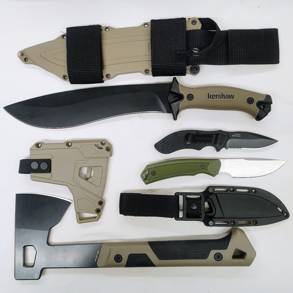 Kershaw Knives, Clash, Kukri Machete & Axe, Deschutes, Camp 10 (Lot 111 ...