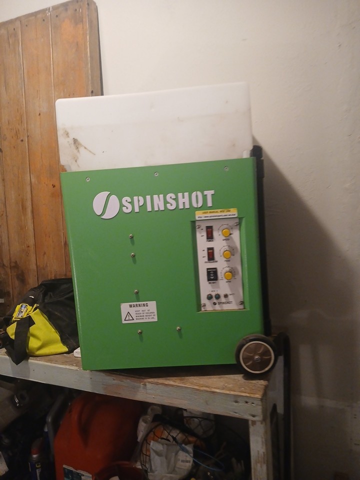 Spinshot Tennis Ball Machine Charger Battery.Adjust The HeighSpeed Spin ...