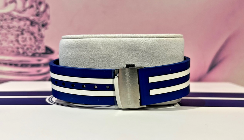 Bulova Shelby Racer Blue Chronograph Men's Watch LIMITED EDITION W/ Box ...