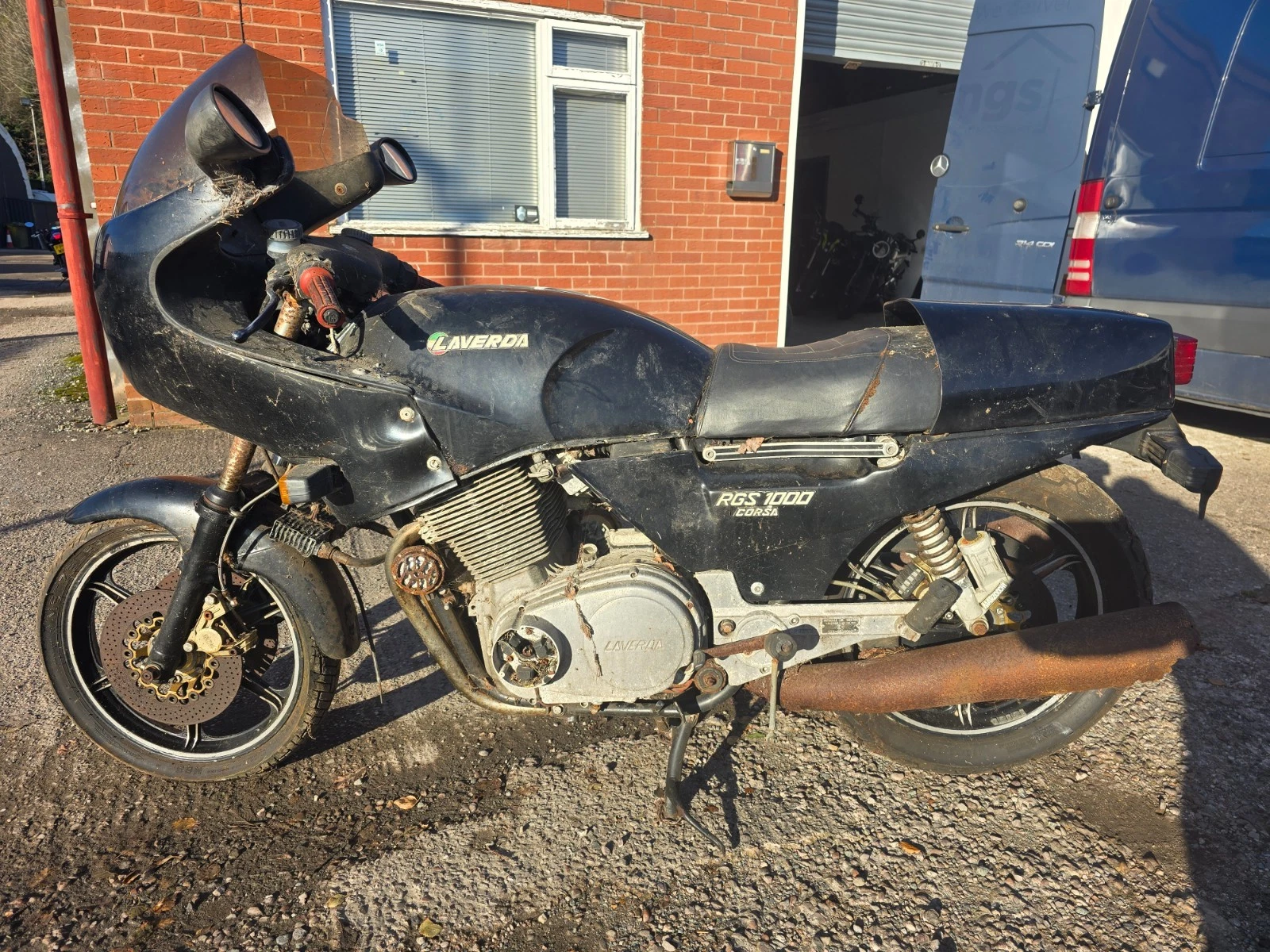 1984 Laverda Rgs 1000 Corsa Rare Barn Find Winter Project Spares - Bike Years - 1980s