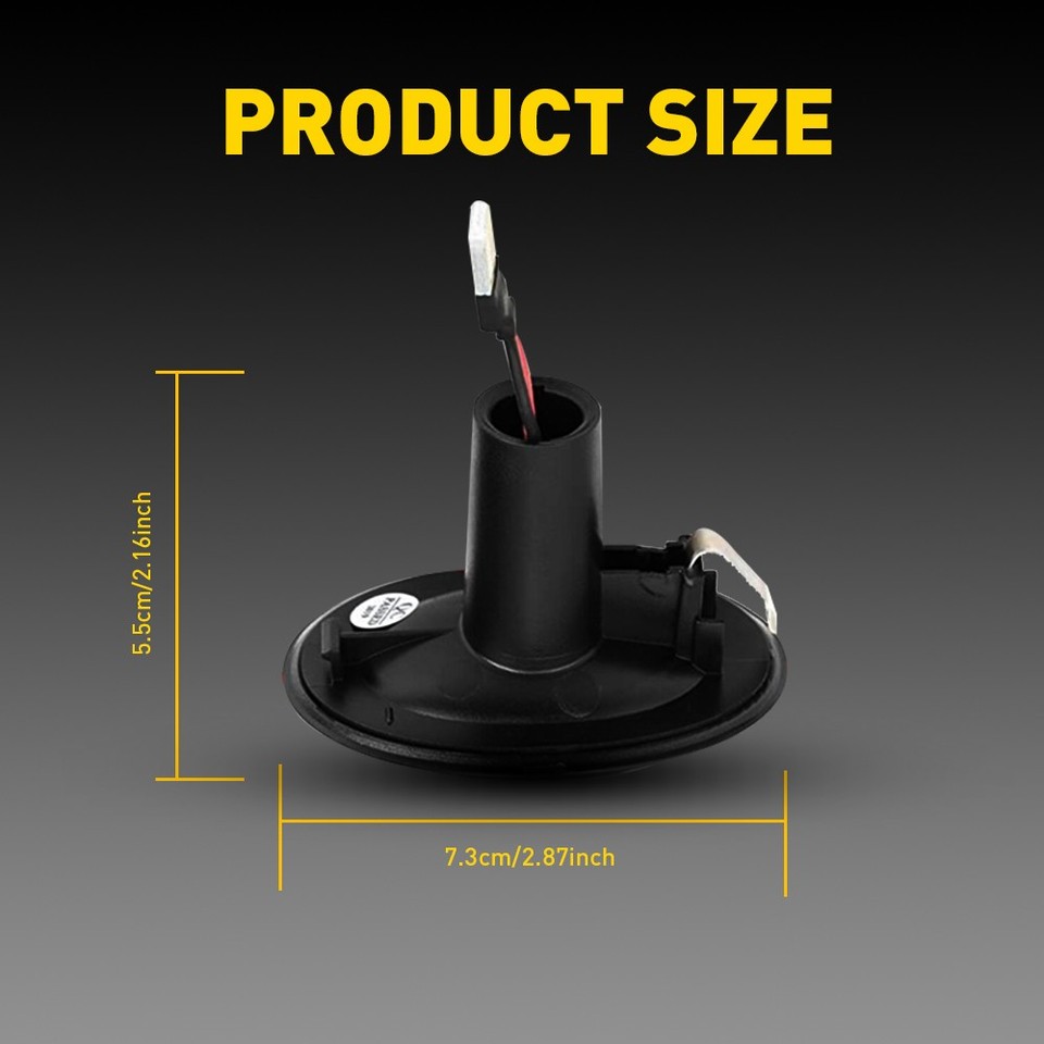 Amber/Red LED Side Fender Marker Light For MINI Cooper 2009-2015 R57 ...