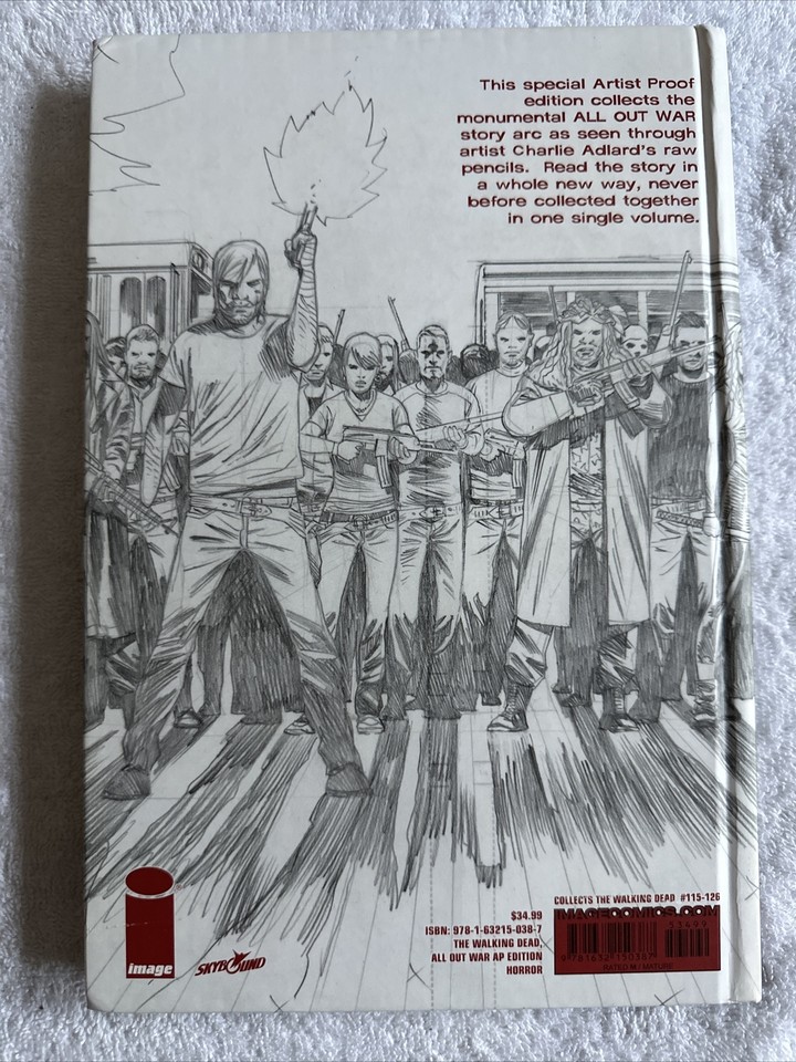 Walking Dead All Out War AP Edition Image Comics Robert Kirkman Charlie ...