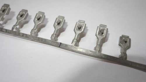 10 Molex Spade Locking Brass Connector P02 /19 GM Ford OEM Free Ship ...