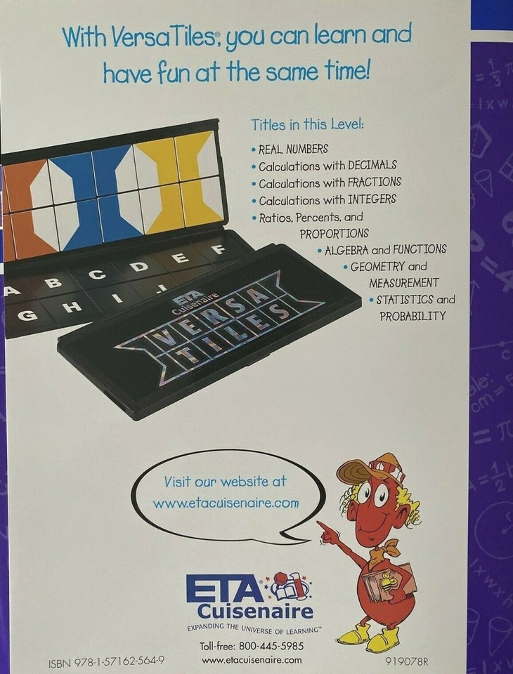 ETA Versa Tiles Math Lab Level 8 Geometry and Measurements Versatiles ...