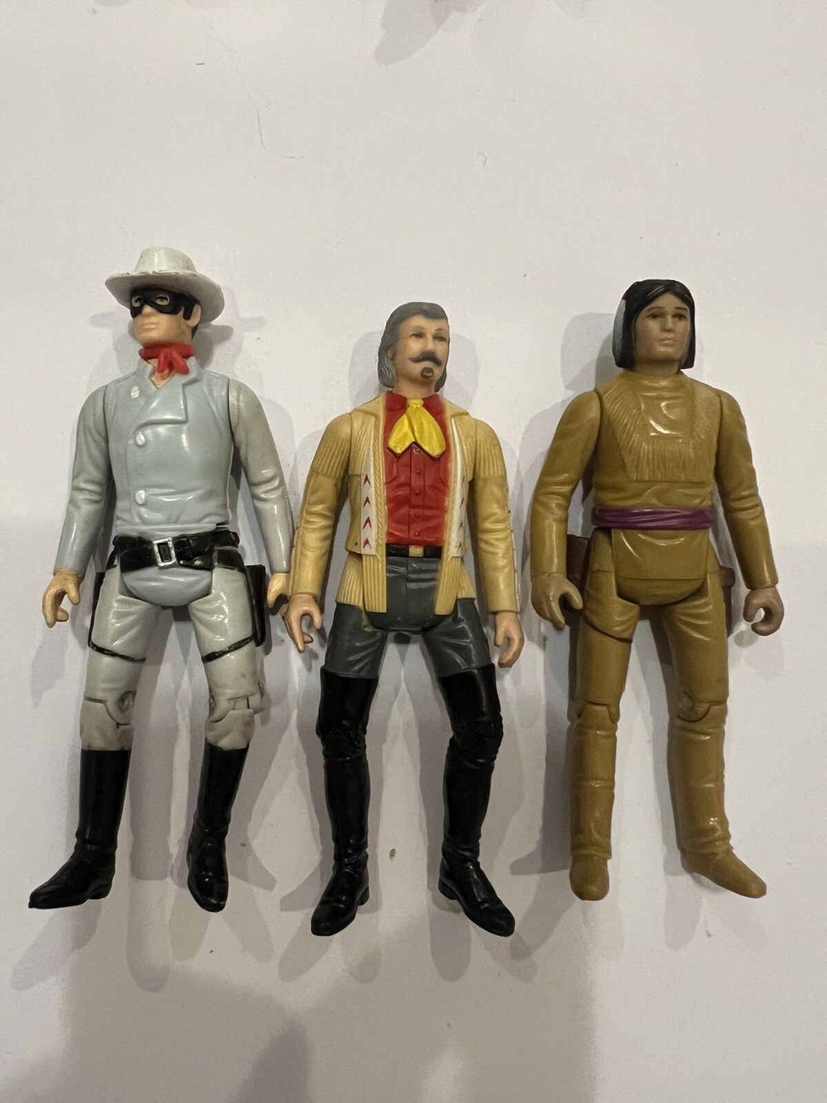 Vintage Gabriel 1980s Legend Lone Ranger Action Figures Lot Buffalo ...