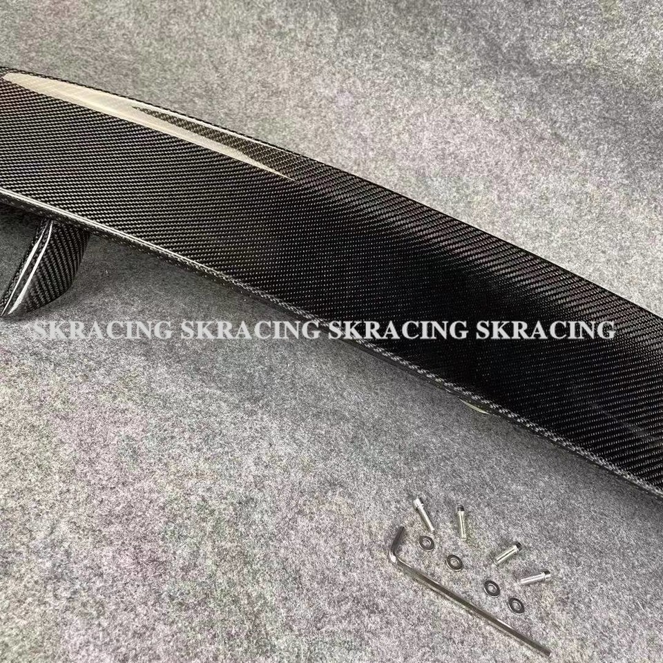 Universal GT-Style Racing For Car Real Carbon Fiber Wing Spoiler Rear ...