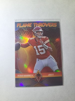 Patrick Mahomes 2022 Panini Phoenix Flame Throwers Silver Kansas City ...
