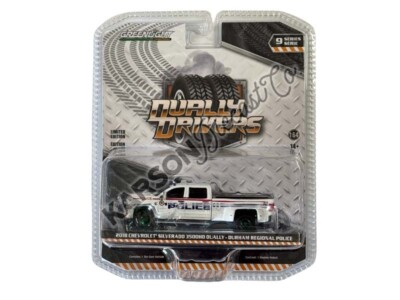 CHASE 2018 Chevrolet Silverado 3500 Police Dually 1:64 Scale Model ...