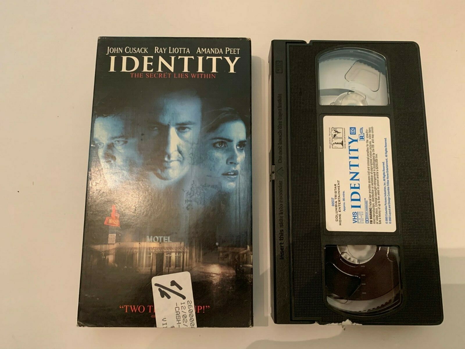 2003 Identity VHS Video Tape John Cusack | eBay