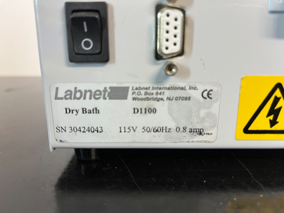 Labnet D1100 Digital Dry Bath Incubator, with Heat Block 24 x 10mm ...