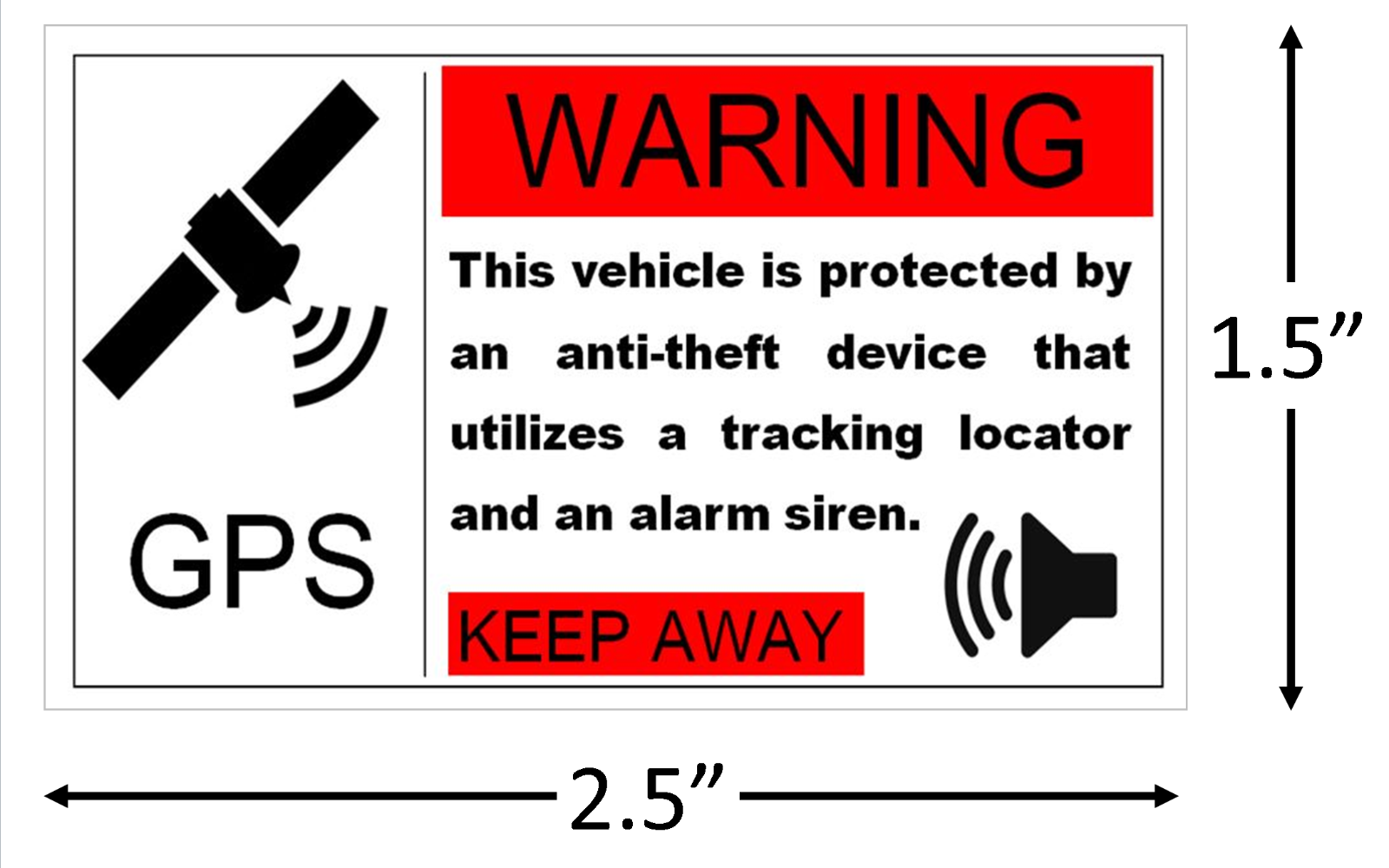 Red or Blue Blinking LED lights / Fake Car Alarm Indicator + Warning ...