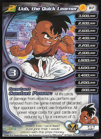 Uub, the Quick Learner (Level 2) - 87 - Unlimited Edition - Flat Foil ...