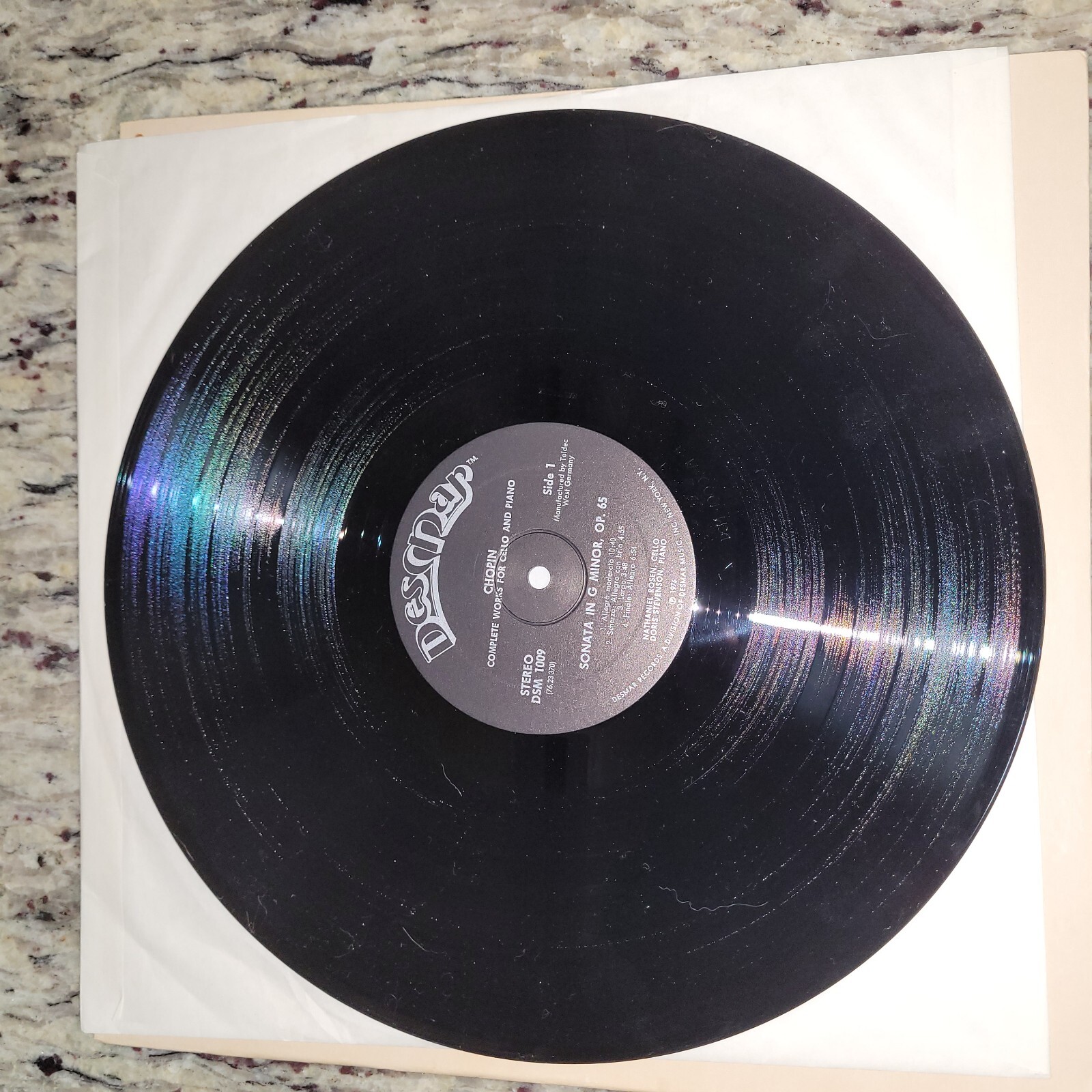 Nathaniel Rosen & Doris Stevenson LP CHOPIN Works For Cello & Piano | eBay