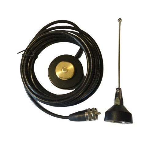 GMRS Mobile Antenna W/ Magnetic Mount. 1/4 Wave , Coax PL 259 2.15 Db ...