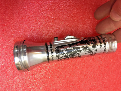 FT1 Vintage British Empire made in Hong Kong Ash Flash Flashlight 6" | eBay