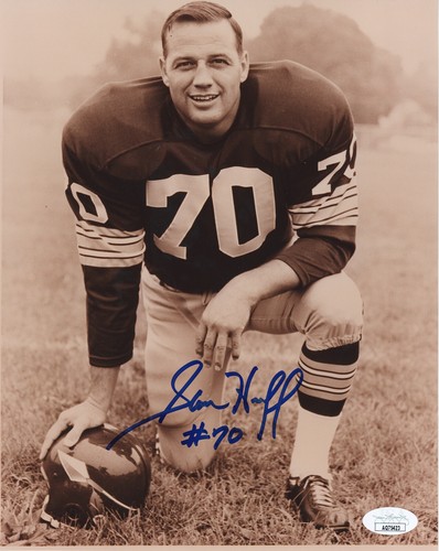 Sam Huff Signed 8x10 Photo. NY Giants HOF. JSA | eBay