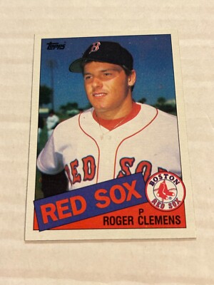 1985 TOPPS ROGER CLEMENS #181 ROOKIE RED SOX NMMT B2 | eBay