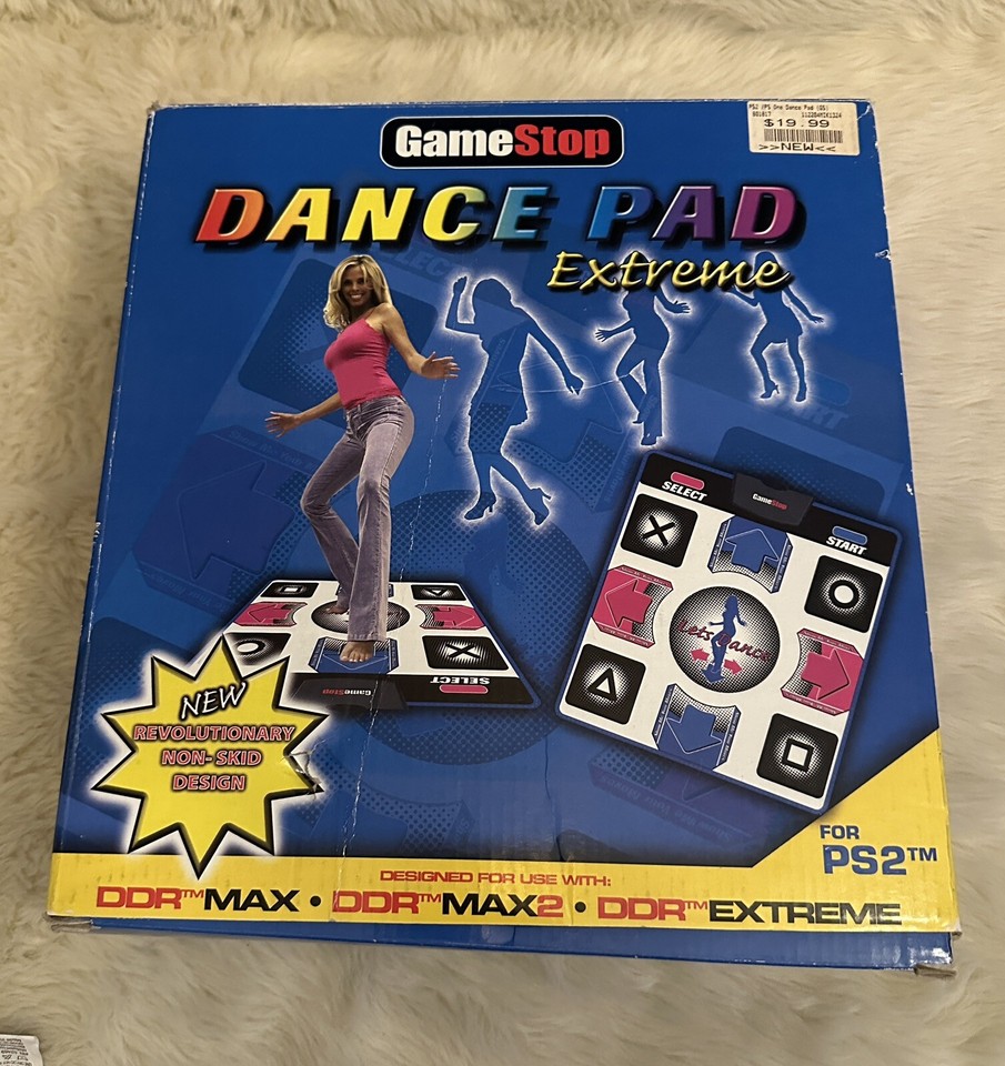 Game Stop Play Station 2 PS2 Dance Pad Extreme for Dance Dance ...