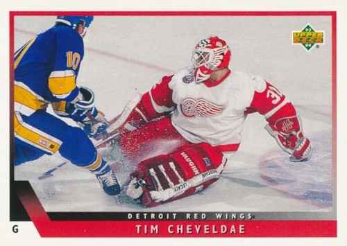 1993-94 Upper Deck #9 TIM CHEVELDAE - Detroit Red Wings | eBay