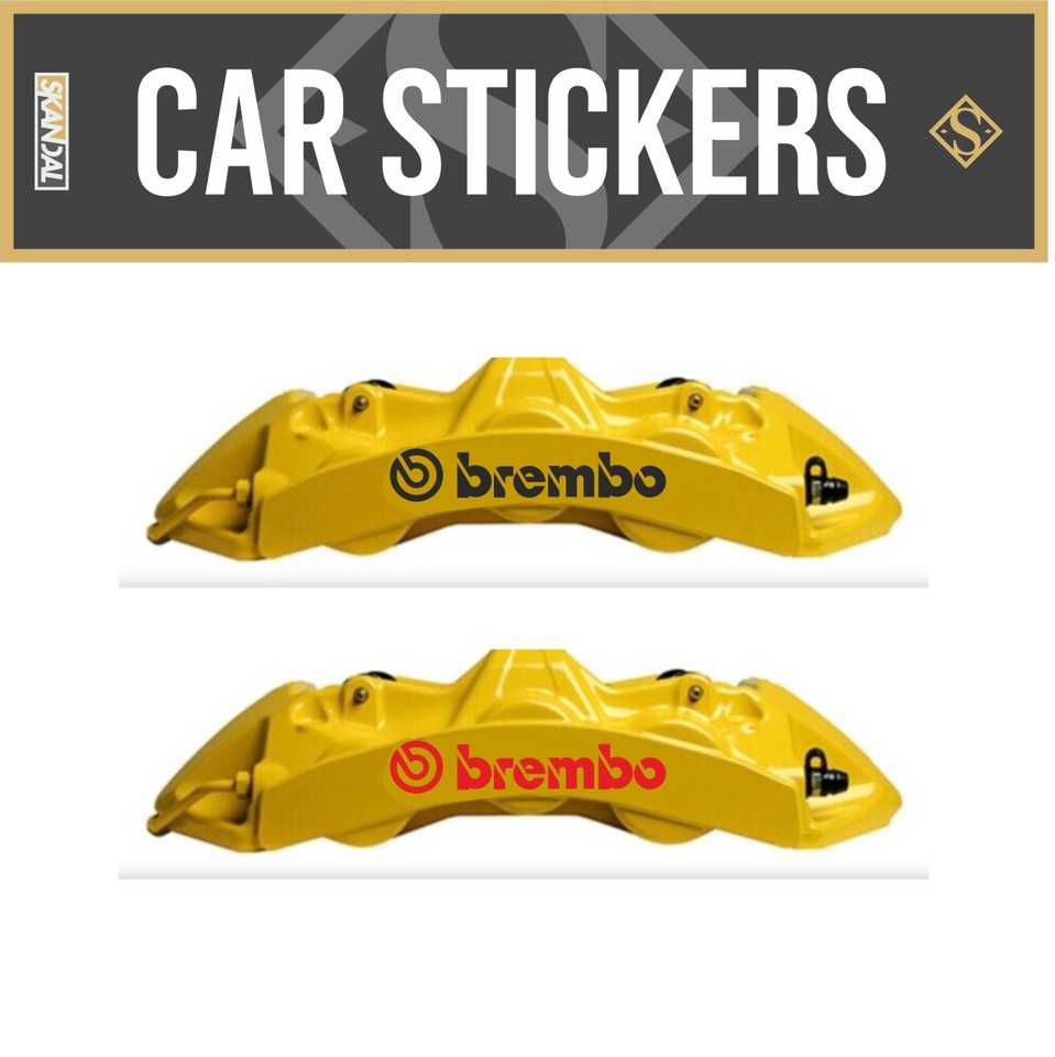 10x Brembo Calipers Stickers Quality Decal Rally JDM WRC WRX Color ...