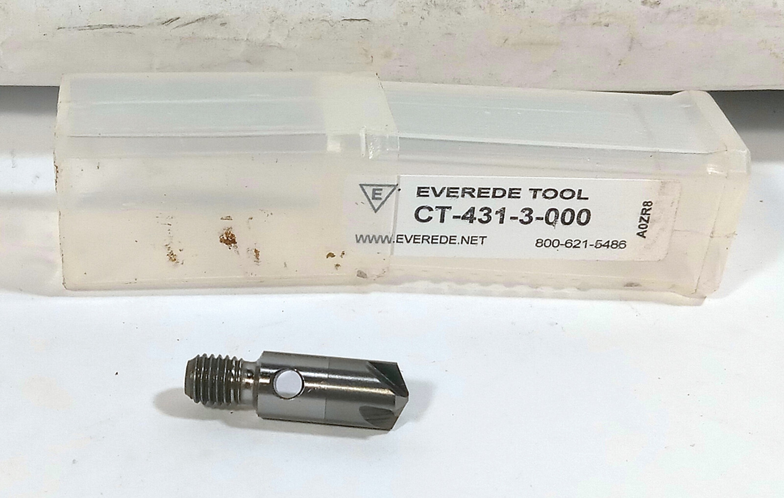 1 NEW EVEREDE CT-431-3-000 CARBIDE THREADED SHANK COUNTERSINK NIB ...