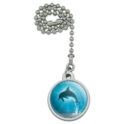 Leaping Dolphin Ocean Light Ceiling Fan and Light Pull Chain | eBay