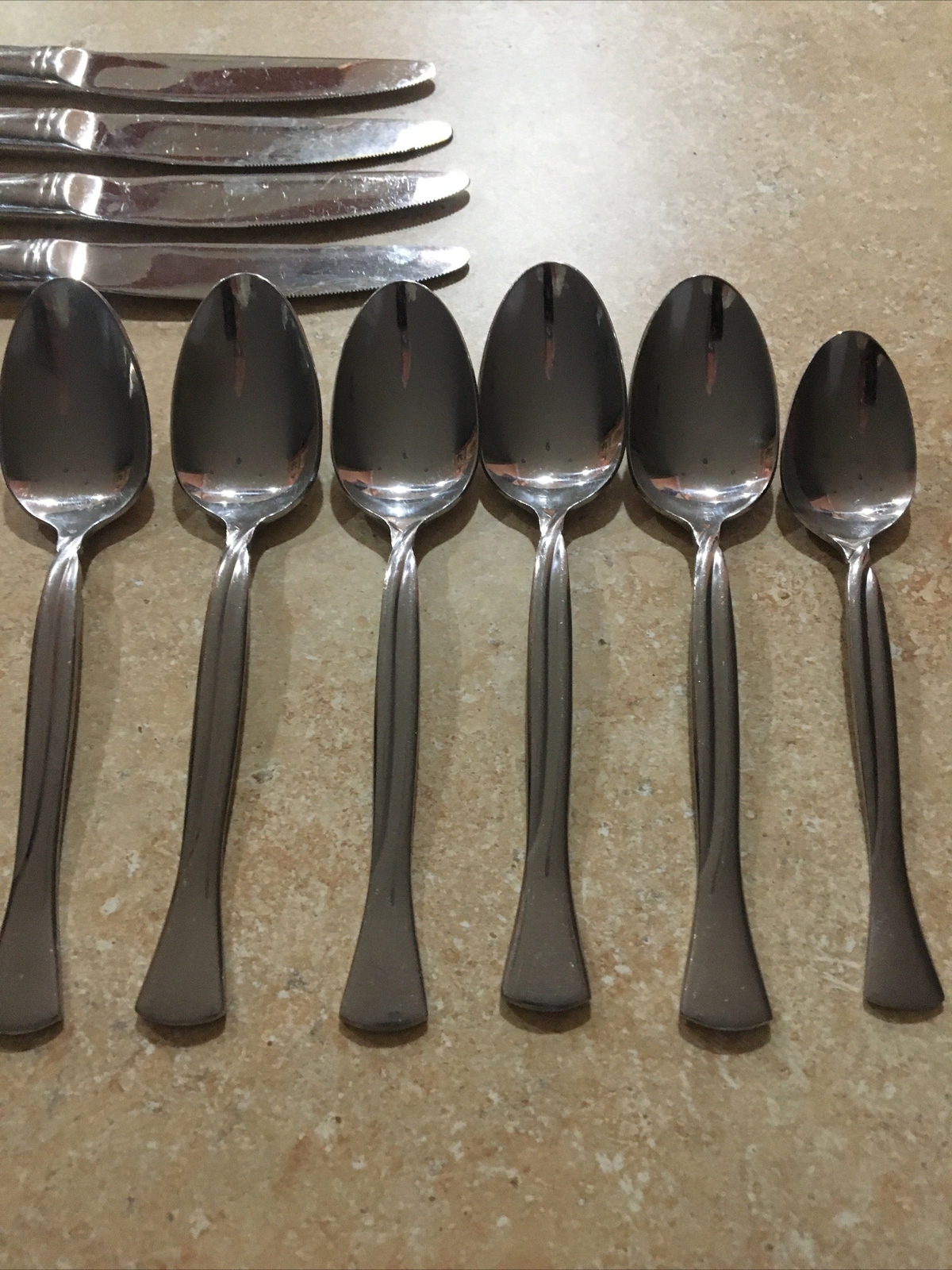 16 PC. CAMBRIDGE STAINLESS STEEL FLATWARE SILVERWARE MIXED LOT | eBay