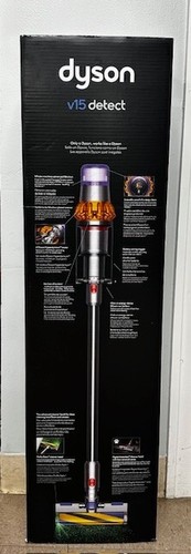 Dyson V15 Detect Cordless Stick Vacuum Cleaner - Yellow/Nickel (447261 ...