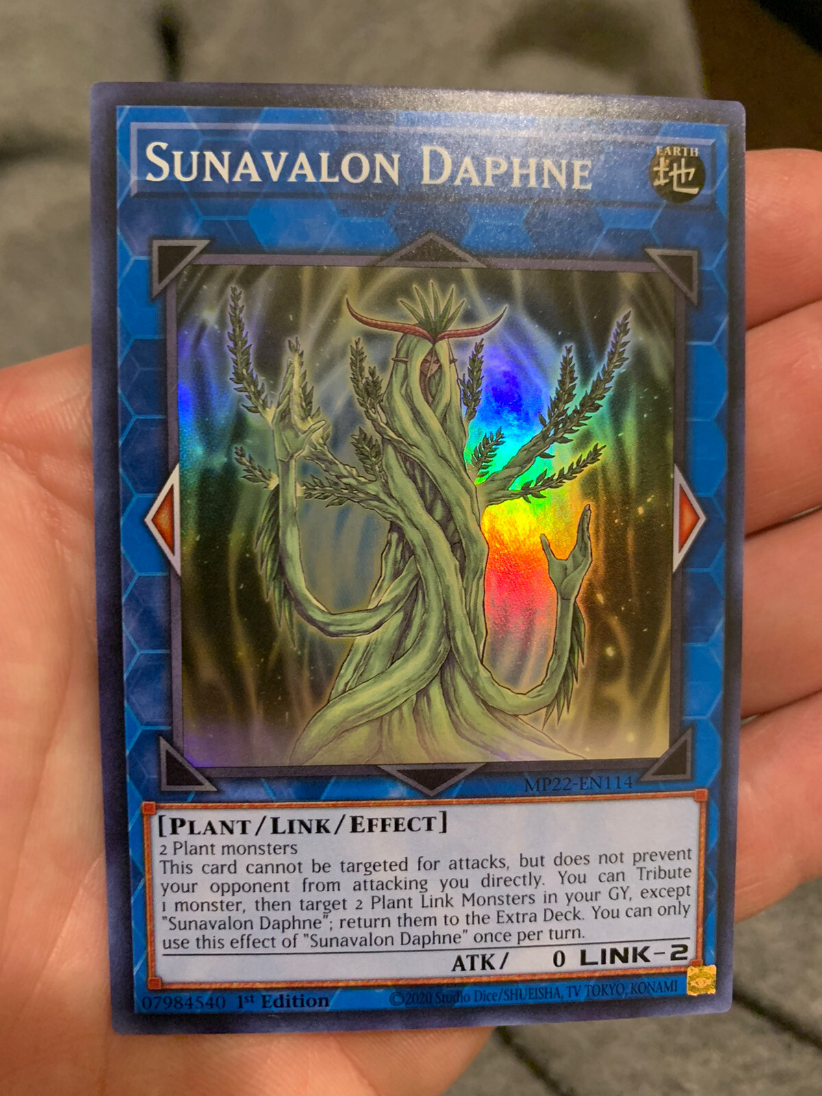 Yu-Gi-Oh! TCG Sunavalon Daphne 2022 Tin of the Pharaohs Gods MP22-EN114 ...